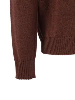 BALLANTYNE Turtleneck Pullover - Red