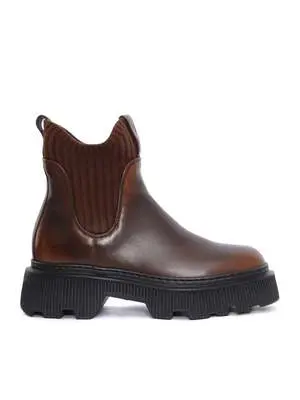 Santoni Mountain Boot - Red