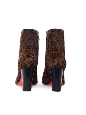 Santoni Basic Ankle Boot - Red