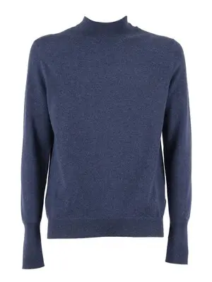 BALLANTYNE Turtleneck Pullover - Blu