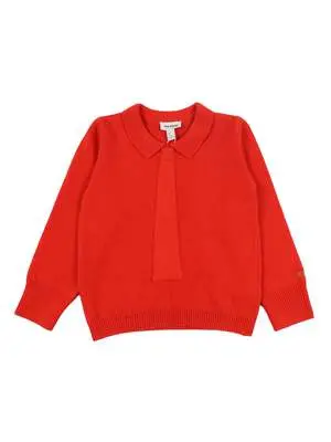 MINI RODINI Knitted Tie Sweater