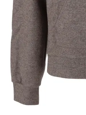 CIRCOLO 1901 Full Zip Wool Hoodie - Red