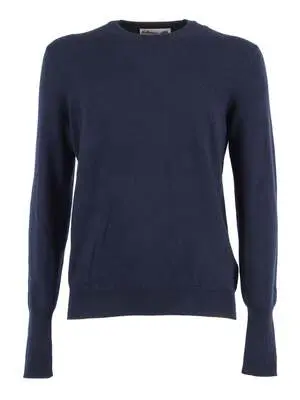 BALLANTYNE Round Neck Pullover - Blu