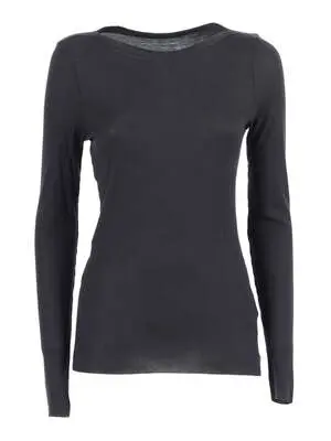 Majestic Filatures Long Sleeve Boatneck T-shirt - Red