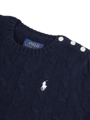 Polo Ralph Lauren Cable Knit Pullover Sweater - Blu