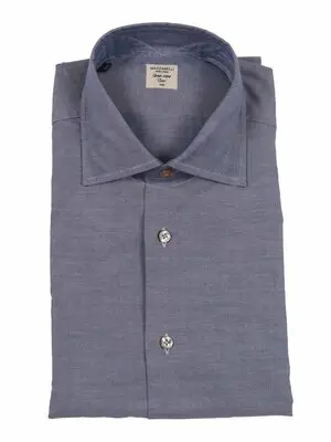 MAZZARELLI CAMICIE Oxford Cotton Slim Fit Shirt