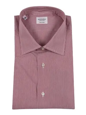 MAZZARELLI CAMICIE Striped Poplin Shirt