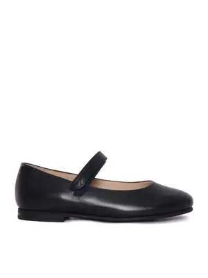 IL GUFO Ballerina Mary Jane In Leather - Red