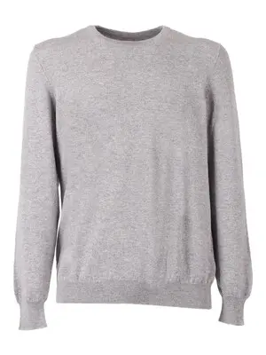 Fedeli Long Sleeve Knitted Crew Neck Sweater - Other