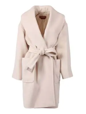Max Mara Cloruro Coat - White