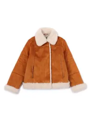 MC2 SAINT BARTH Lorayne Jr Shearling Tex Embroidery 19 - Red