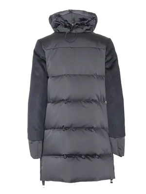 DUNO Wool And Technical Fabric Padded Jacket - Red