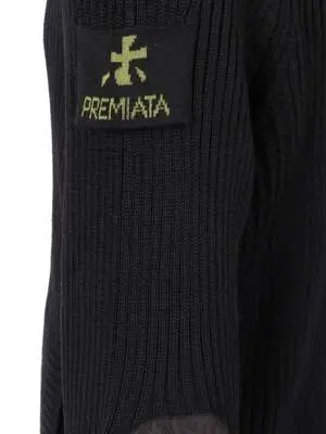 Premiata Ribbed Zip-up Knit