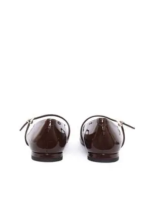 SERGIO LEVANTESI Ambra56 Vernice Dark Brown Scarpa - Red