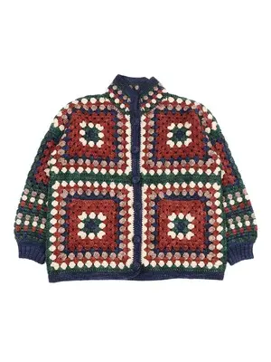 MISHA & PUFF Crochet Big Square Jacket