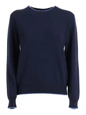 KANGRA Crew Neck With Contrast Trim