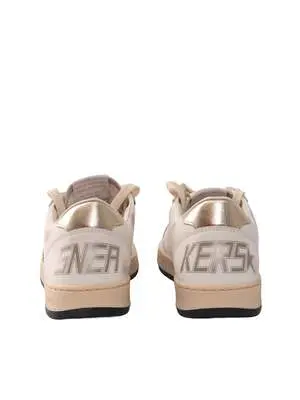 GOLDEN GOOSE Ball Star Leather Sneakers - White