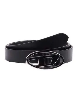 DIESEL® Oval D Logo B-1dr 25 Belt - Red
