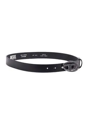 DIESEL® Oval D Logo B-1dr 25 Belt - Red