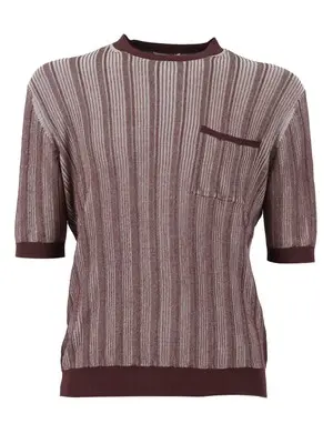BALLANTYNE Short Sleeve Polo - Red