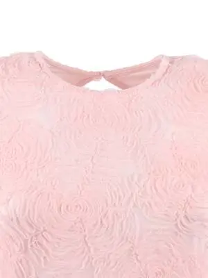 ROTATE BY BIRGER CHRISTENSEN Mesh Frill Mini Dress - Red