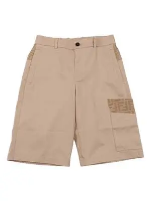 FENDI JR Gabardine Bermuda