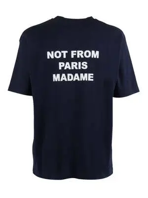 DR�LE DE MONSIEUR T-shirt With Slogan Print