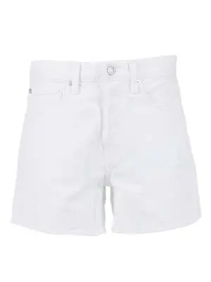 AGOLDE Parker Long Denim Short - White