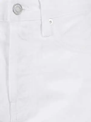 AGOLDE Parker Long Denim Short - White