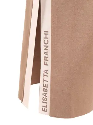 Elisabetta Franchi Knit Skirt With Belt