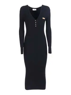 Elisabetta Franchi Knit Dress - Red