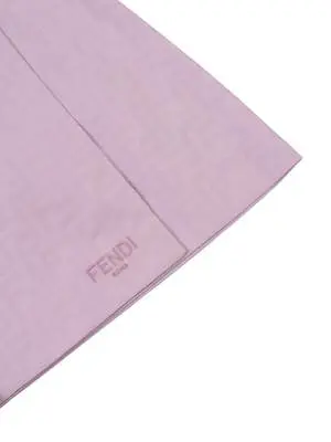 FENDI JR Ff Cotton Jacquard Skirt