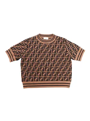 FENDI JR Ff Knit Top