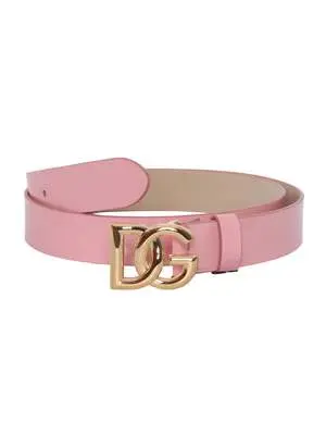 Dolce & Gabbana Logo Belt - Red