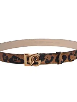 Dolce & Gabbana Logo Belt - Red