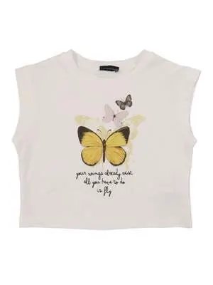 Monnalisa Cropped Milano Tee - Other