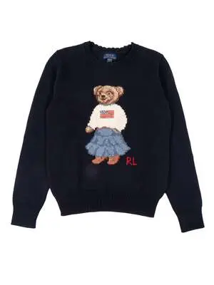Polo Ralph Lauren Iconic Bear Sweater - Blu