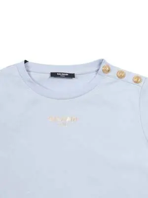 Balmain T-shirt Top - Blue