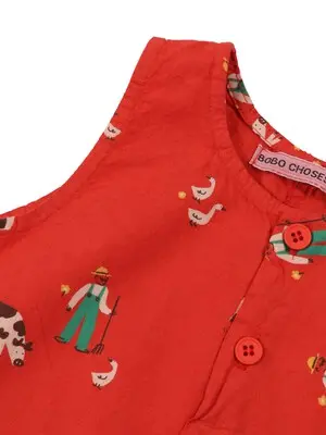 BOBO CHOSES Farm Adventure Playsuit