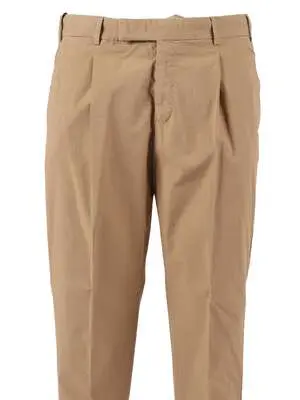 PT TORINO Pleated Trousers With Turn Up