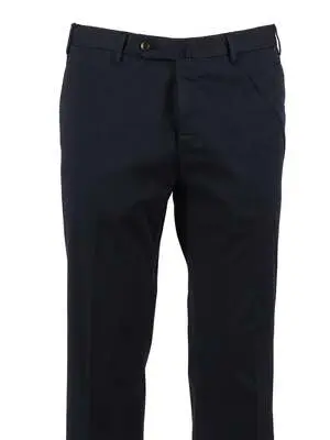 PT TORINO Slim Flat Front Trousers - Blu