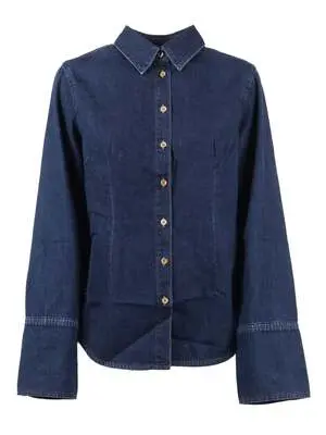 7 For All Mankind Shaped Shirt - Blu