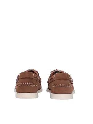 SEBAGO Docksides Portland Nubuck Moccasin - Red