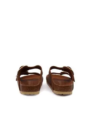 BIRKENSTOCK Arizona Big Buckle Oiled Leather Sandal