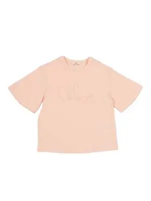 Chloé T-shirt In Organic Cotton Interlock - Red