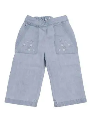 Chloé Floral Embroidered Denim Pant