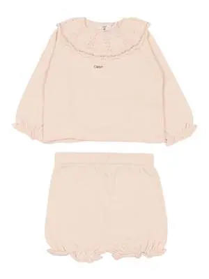 Chloé Cardigan And Bloomers Set - Red