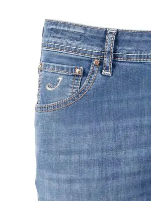 Jacob Cohen Slim Fit Trousers - Blu