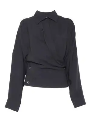 Philosophy Di Lorenzo Serafini Fitted Shirt With Asymmetrical Button Closure