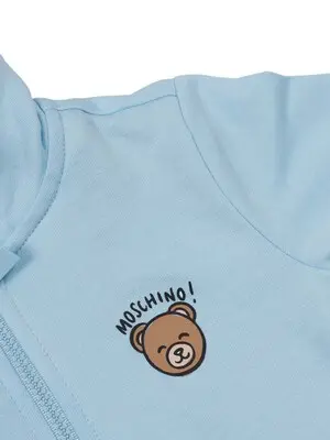 Moschino Zipped Fleece Hoodie